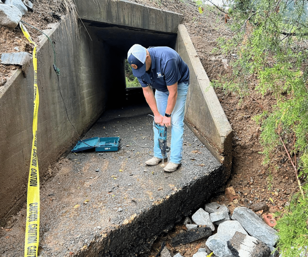 Culvert Repair - Helms Contractors - Polyfoam Division